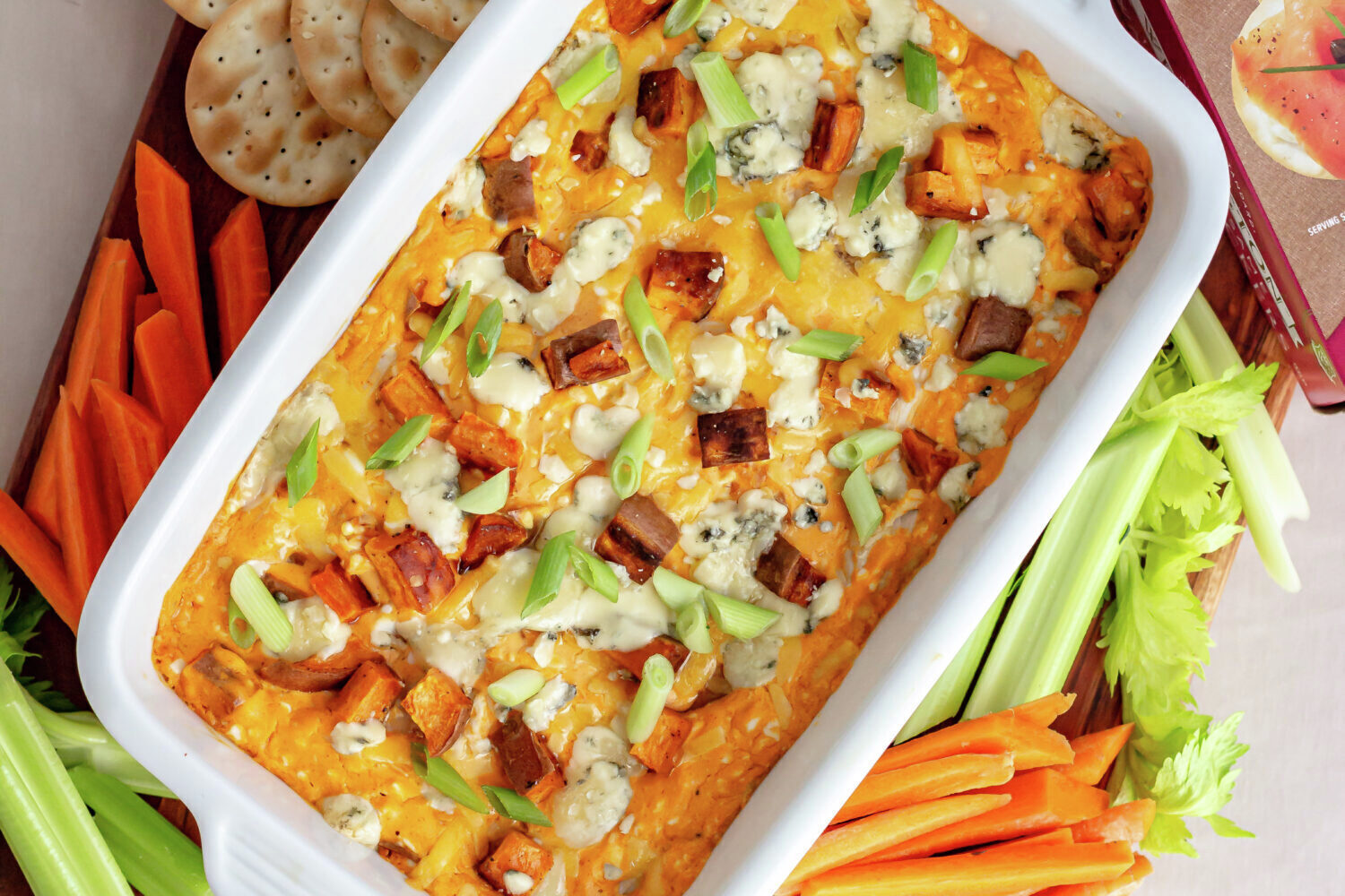 Buffalo Turkey Dip | Wellington Crackers